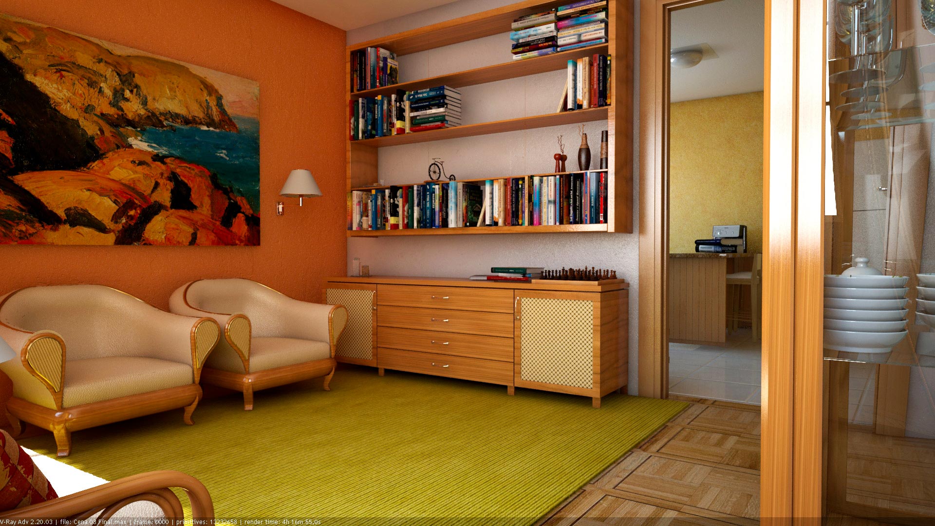 3D1 Projeto Interno de Residência VRay