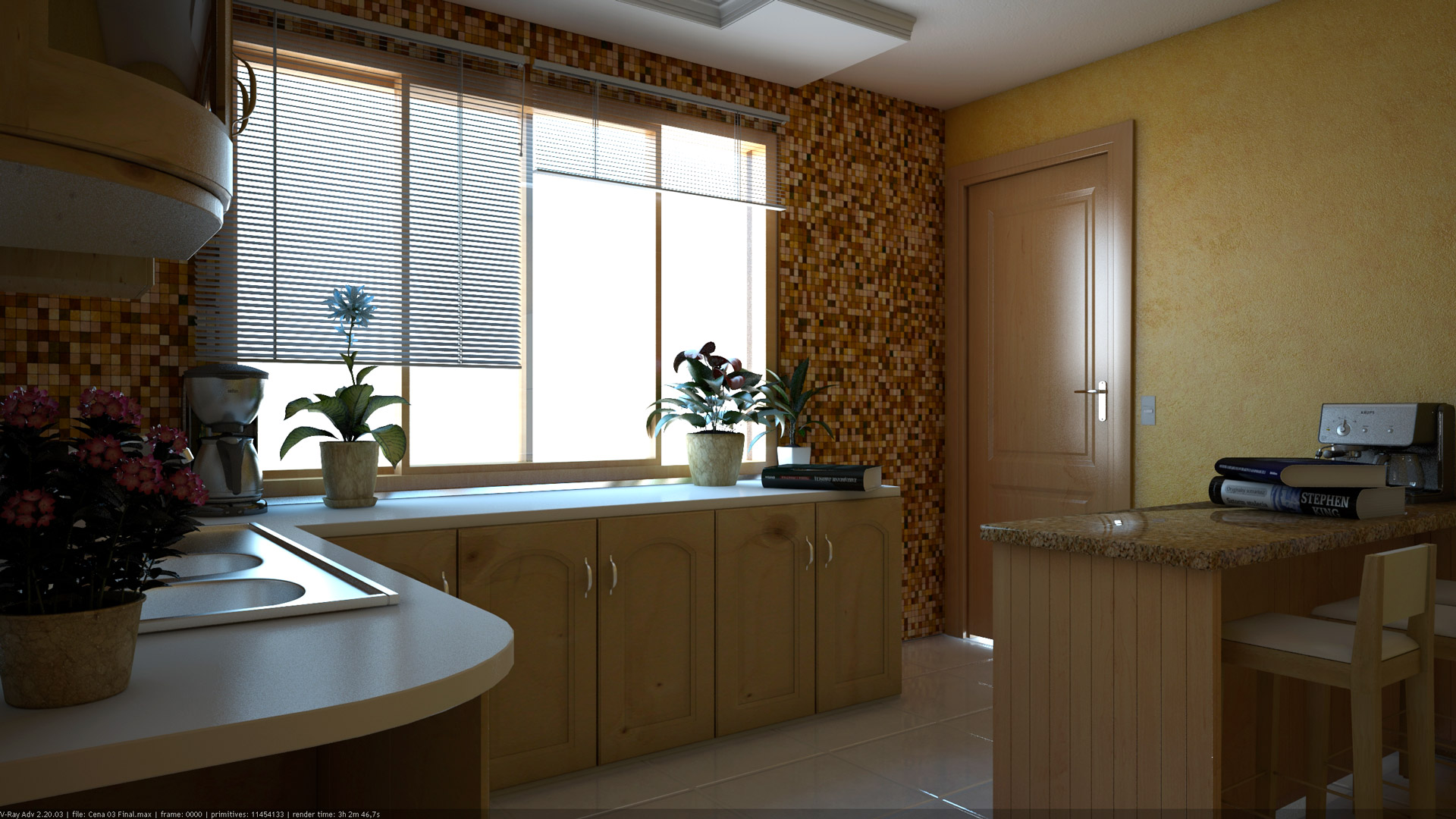 3D1 Projeto Interno de Residência VRay