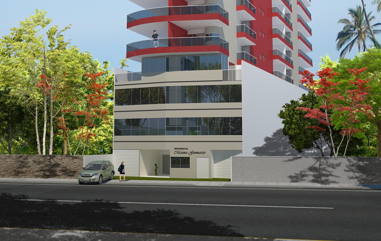 3D1 Edifício Residencial - Max/Vray/PS