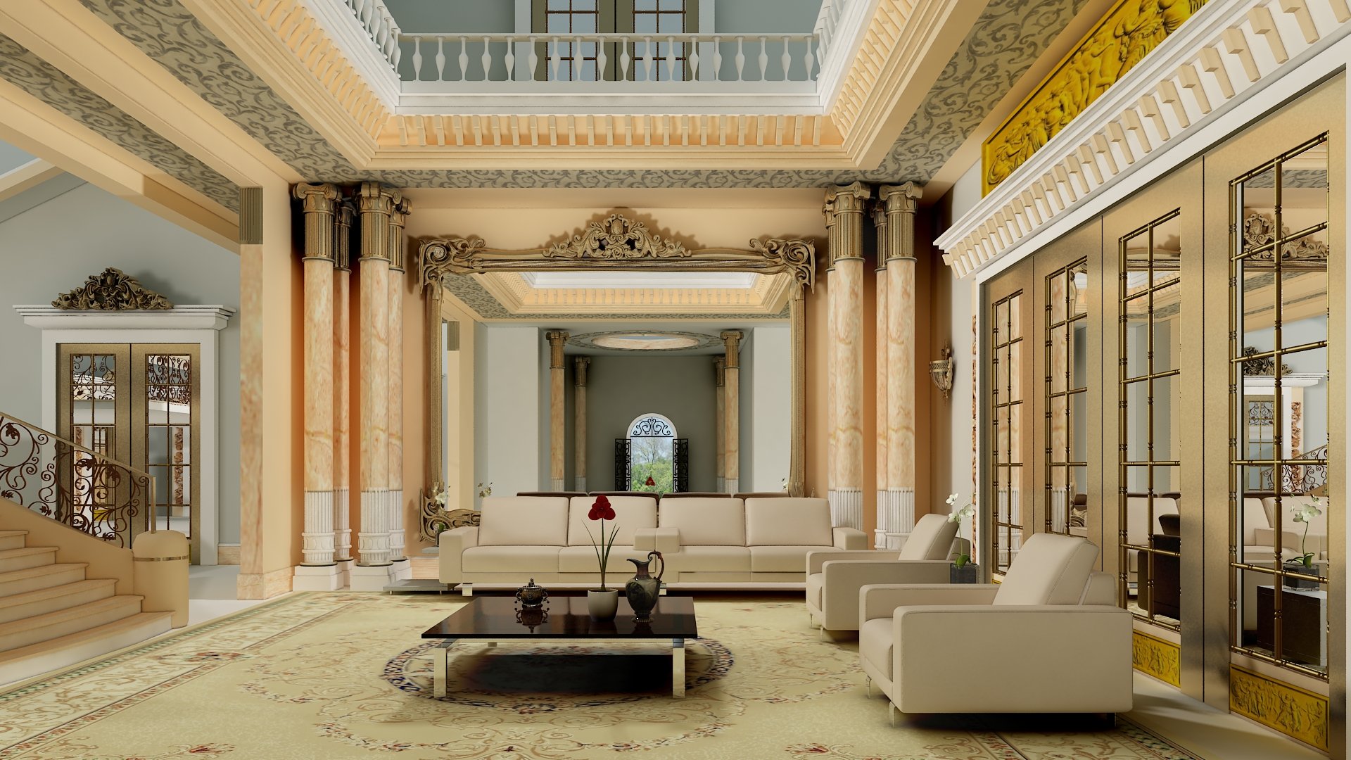 3D1 INTERIOR ESTILO \"BRENTWOOD\"