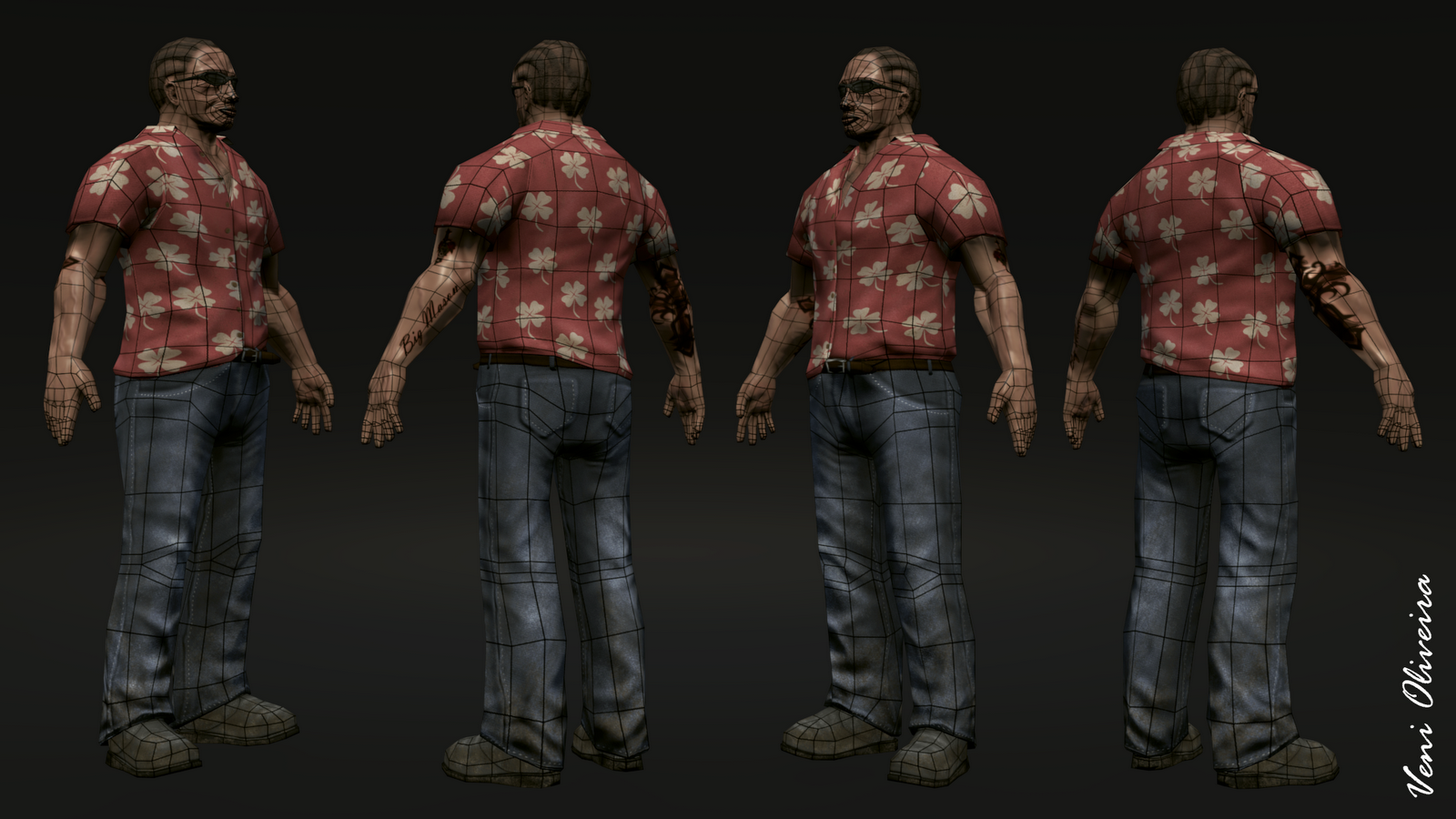 3D1 \"Big Mason\"_Game Character