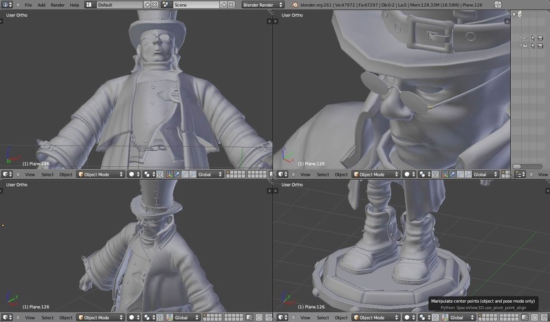 3D1 Villager Top Hat - \"Fable\"