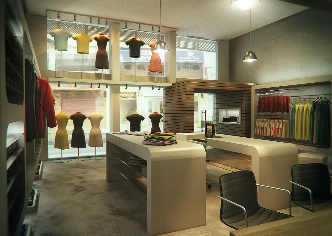 3D1 Loja - externa e interna - Vray 2.0